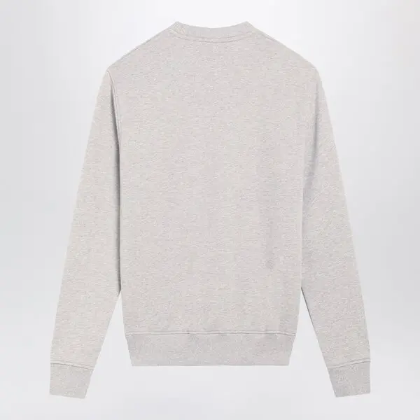 AMI Paris Grey De Cå“ur Crewneck Sweatshirt - Gray