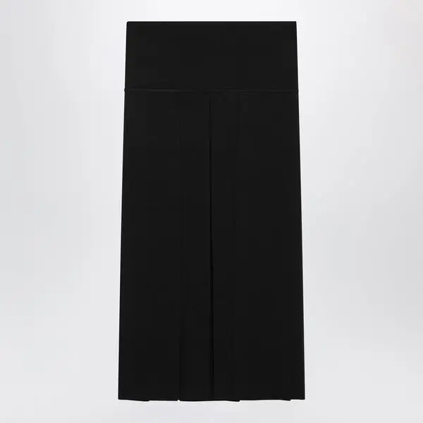 Alaïa Pleated Midi Skirt