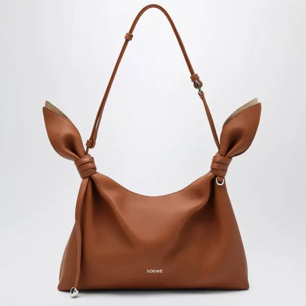 Loewe Medium Scarf Bag In Light Leather - Brown