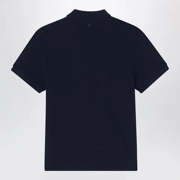 AMI Paris Midnight De Coeur Polo Shirt