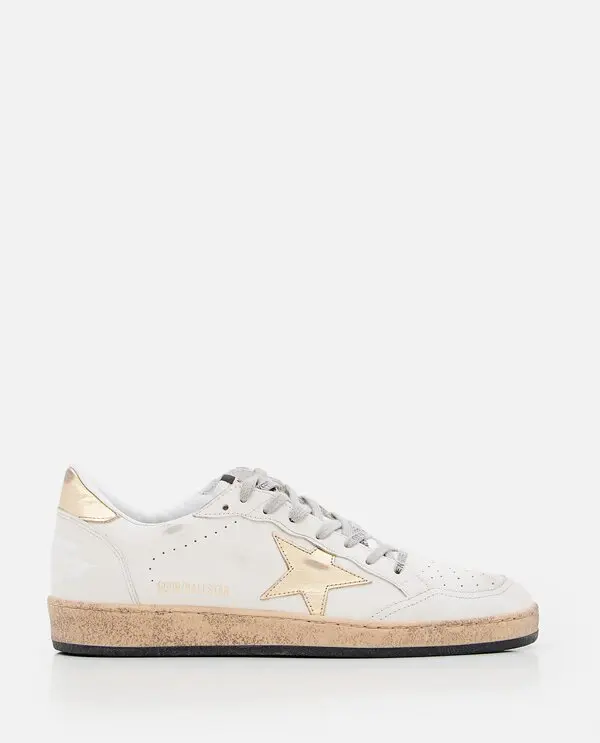 GOLDEN GOOSE Ballstar Leather Sneakers - Multicolor