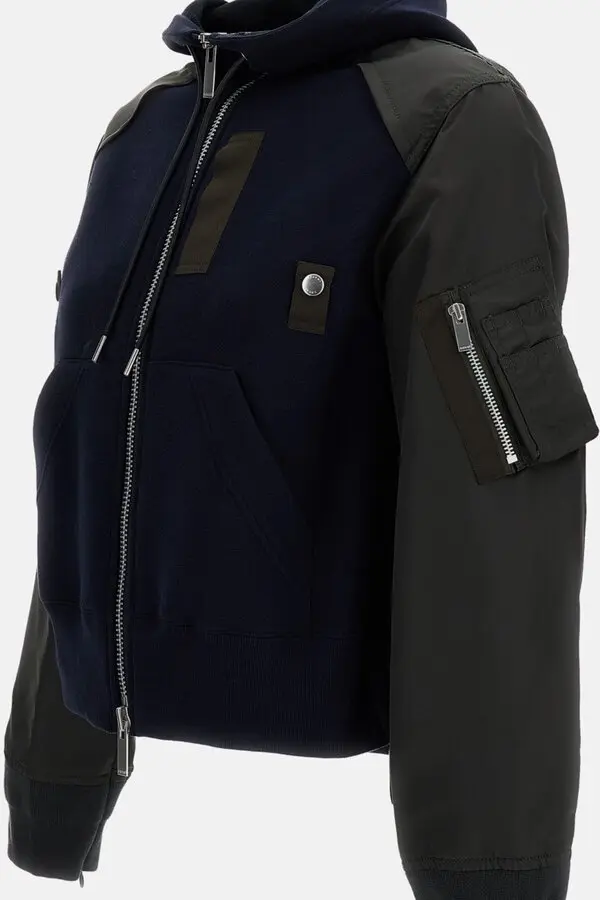 Sacai Zip-up Hoodie