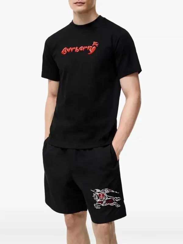 Burberry Heart Logo Cotton T-shirt