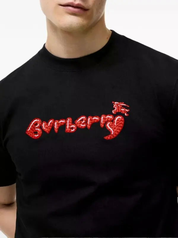 Burberry Heart Logo Cotton T-shirt