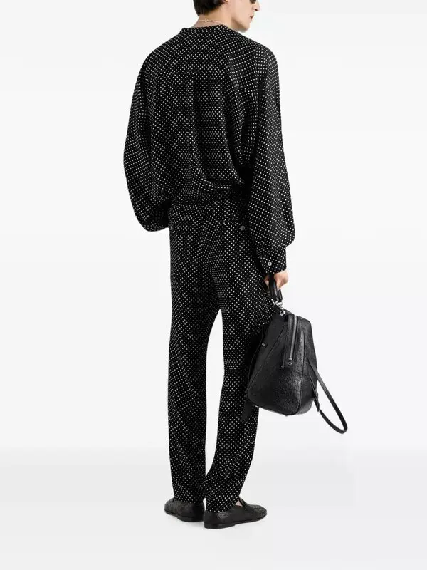 Dolce & Gabbana Polka-dot Silk Shirt