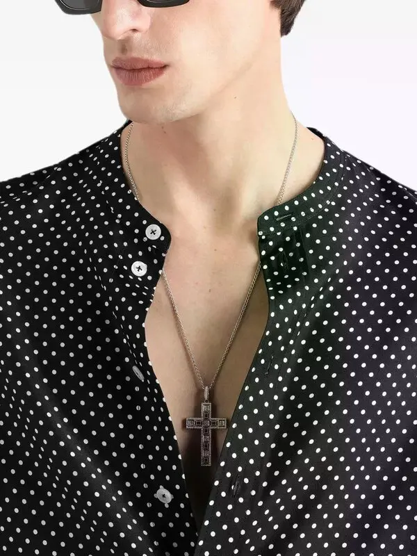 Dolce & Gabbana Polka-dot Silk Shirt