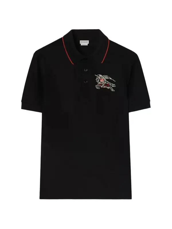Burberry Heart Knight Cotton Polo Shirt