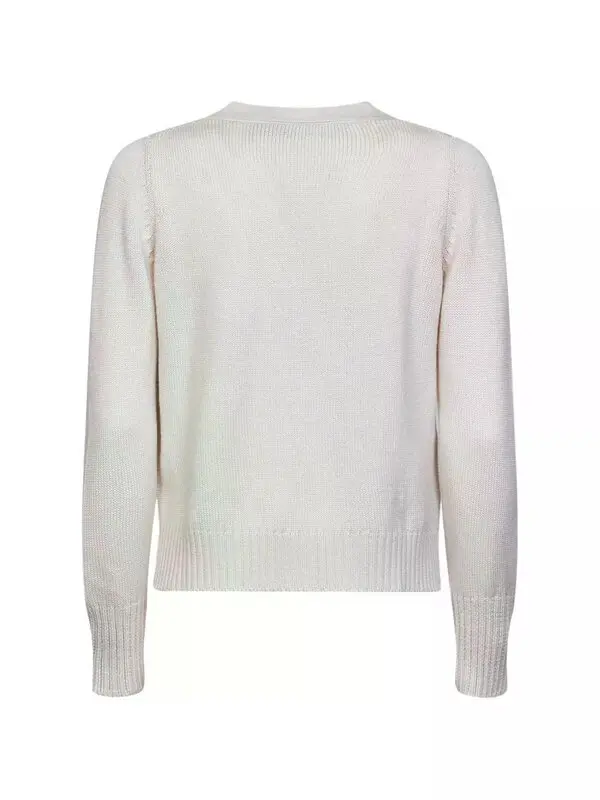 BLANCA VITA V-neck Button-up Cardigan