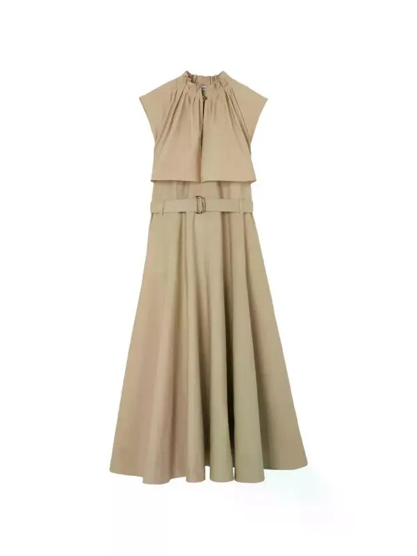 Burberry Cotton Poplin Midi Dress