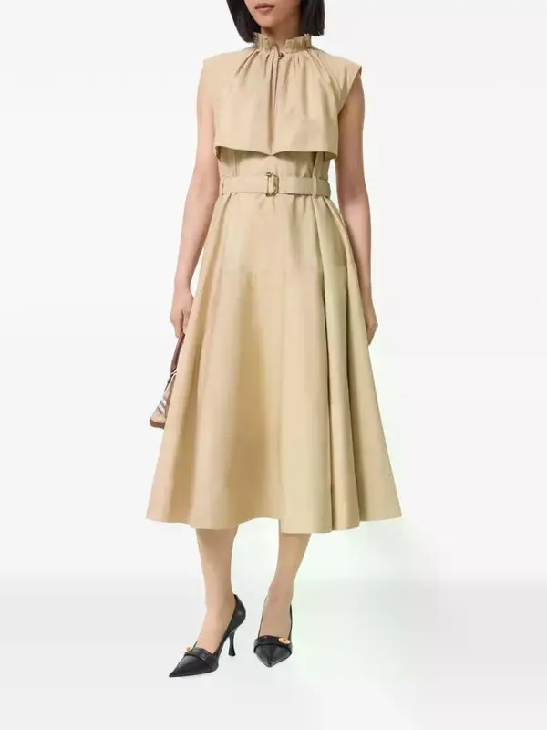 Burberry Cotton Poplin Midi Dress