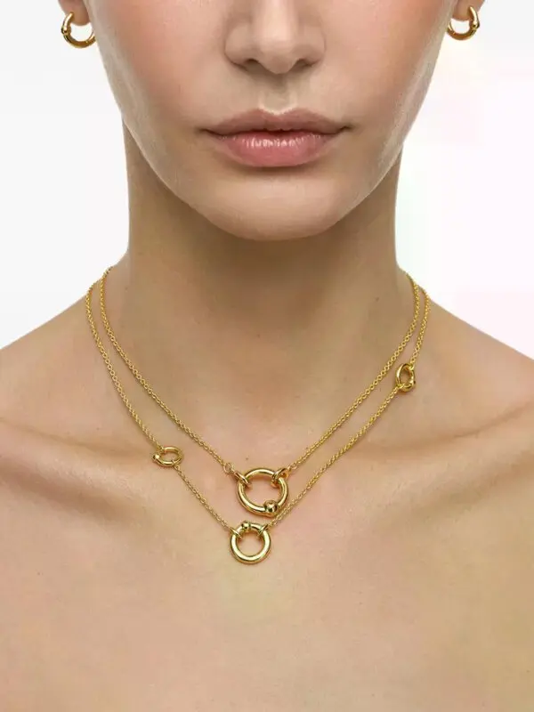 POCHE PARIS Harmony Ring-detail Necklace