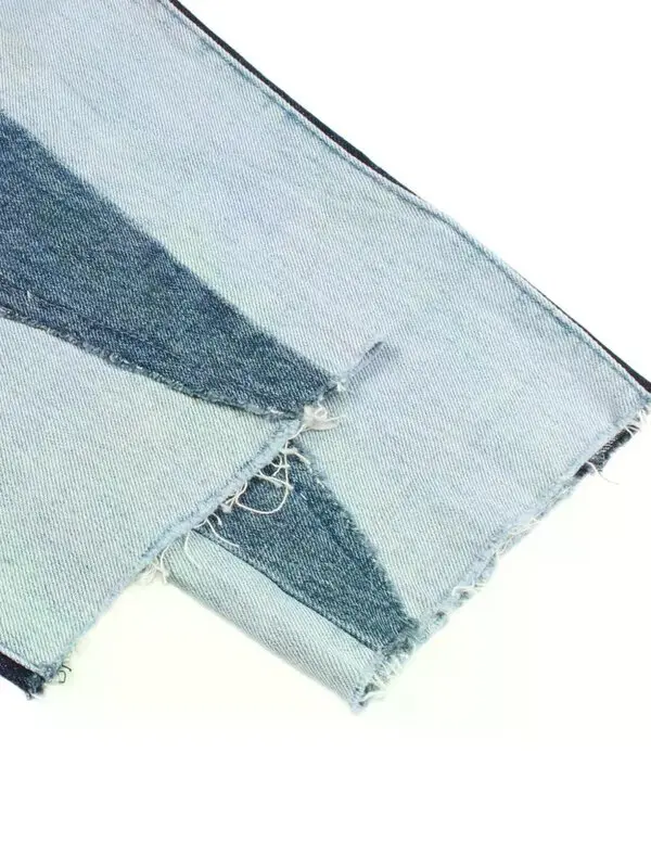 Dolce & Gabbana 2000s Panelled Raw-edge Jeans