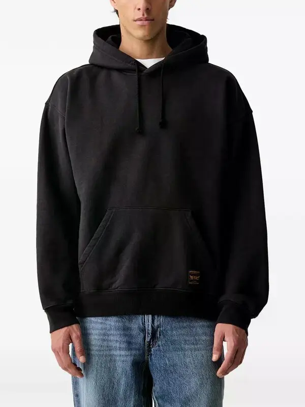 LEVI'S Workwear Logo-patch Drawstring Hoodie