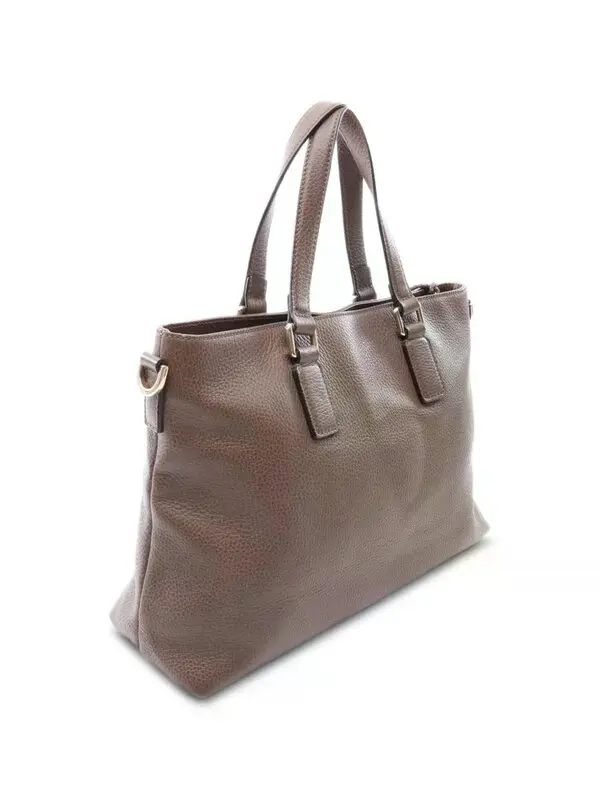 Gucci 2010s Tassel Detail Tote Bag - Brown