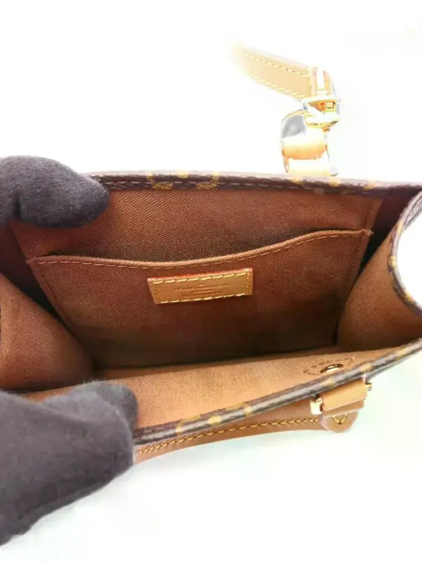 LOUIS VUITTON Petite Sac Plat Monogram Tote Bag