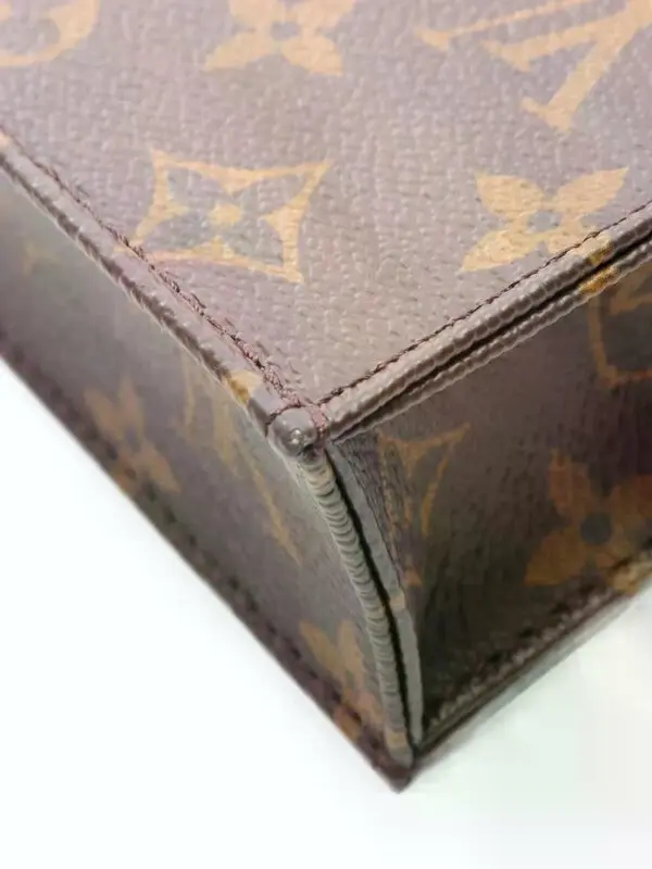 LOUIS VUITTON Petite Sac Plat Monogram Tote Bag