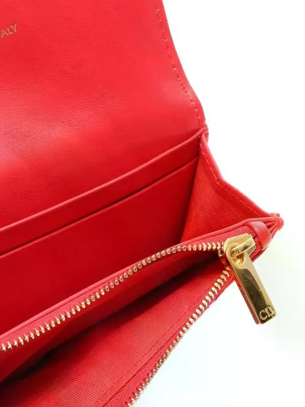 Dior 2010s Caro Glycine Cannage Wallet
