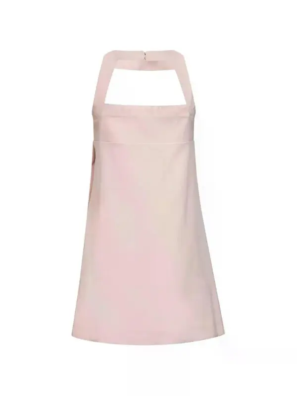 ALINA Crystal-embellished Cut-out Mini Dress