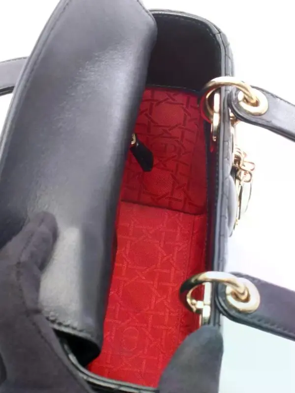 Dior Lady Tote Bag - Black