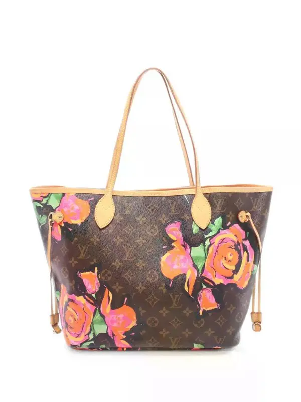 LOUIS VUITTON X Stephen Sprouse Mm Neverfull Tote Bag