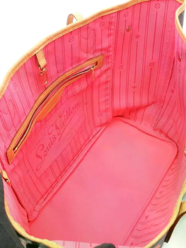 LOUIS VUITTON X Stephen Sprouse Mm Neverfull Tote Bag