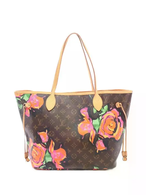 LOUIS VUITTON X Stephen Sprouse Mm Neverfull Tote Bag - Brown
