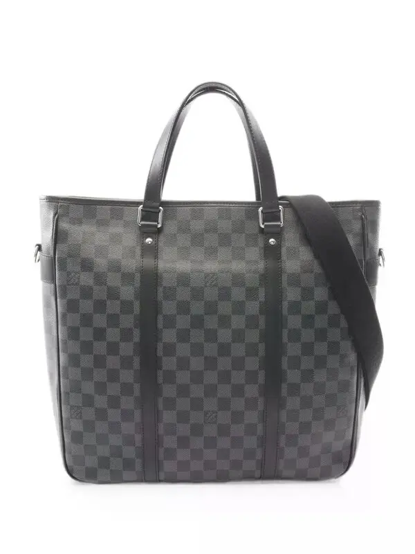 LOUIS VUITTON Tadao Damier Graphite Tote Bag - Grey