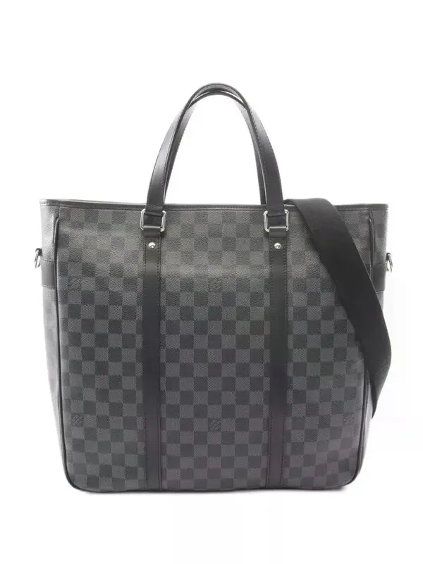 LOUIS VUITTON Tadao Damier Graphite Tote Bag - Grey