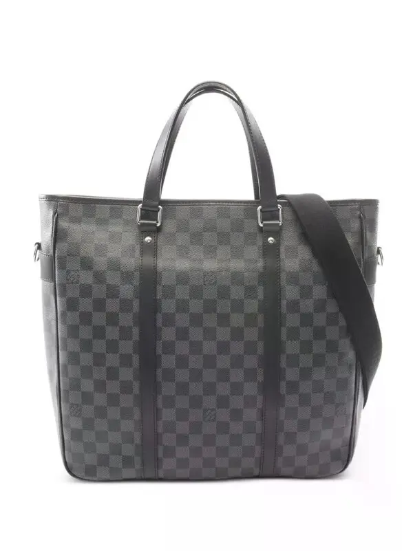 LOUIS VUITTON Tadao Damier Graphite Tote Bag - Grey