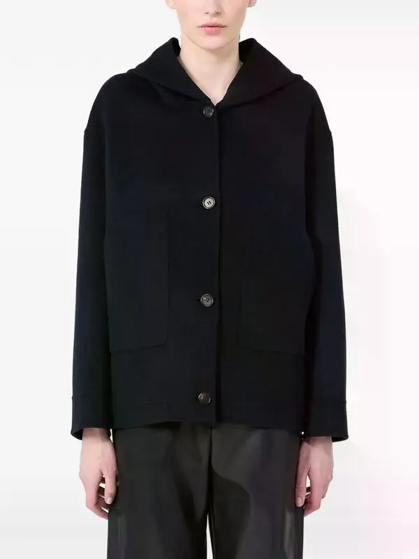 Max Mara Hooded Virgin-wool Coat