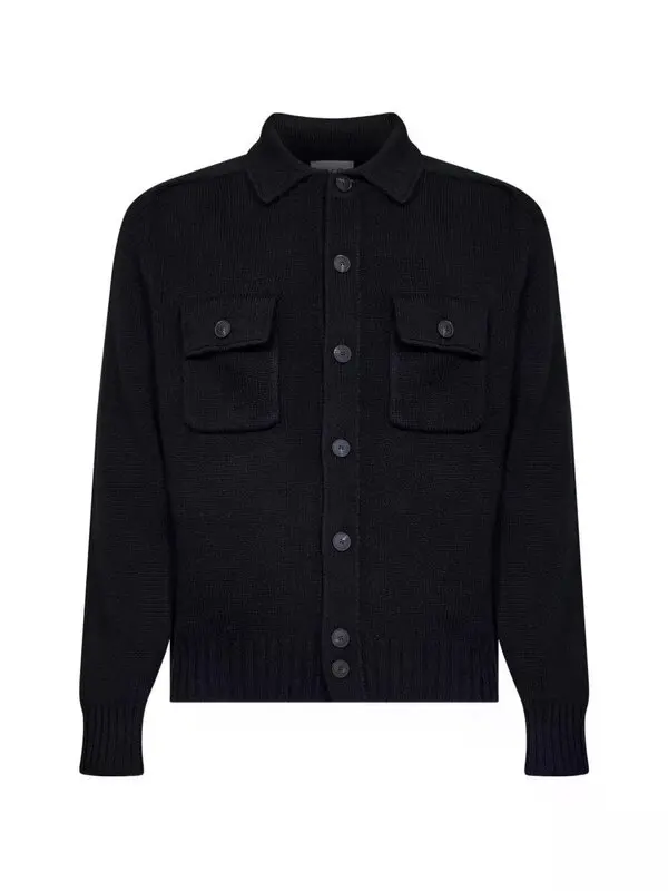 D4.0 Button-up Wool Overshirt