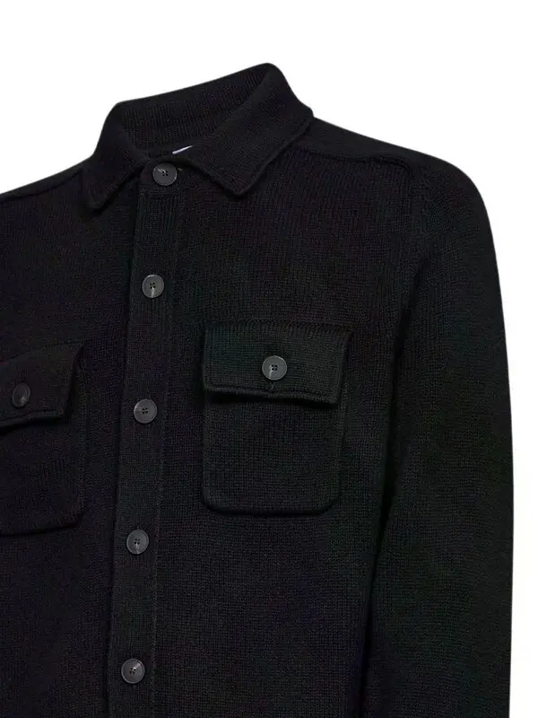 D4.0 Button-up Wool Overshirt