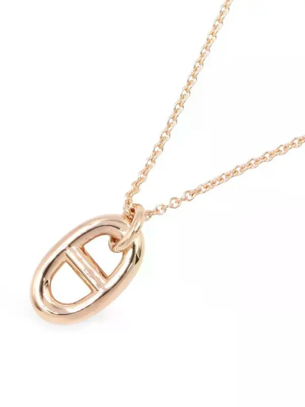 Hermès 18k Rose Gold Farandole Necklace - Pink