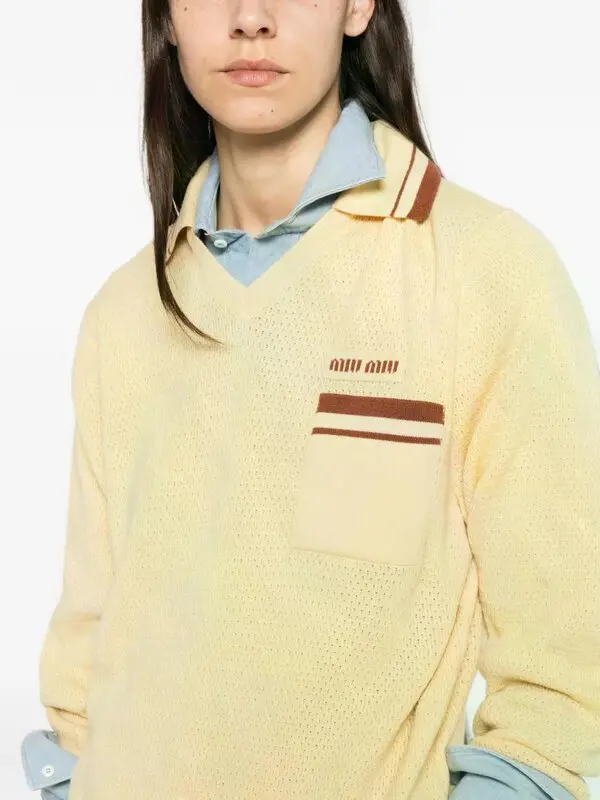 Miu Miu Polo-collar Sweater