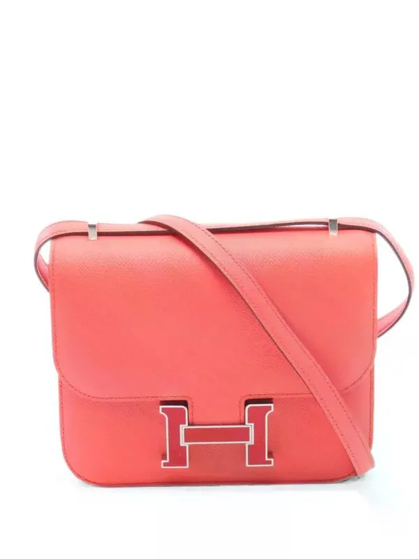Hermès Mini Constance Shoulder Bag - Orange