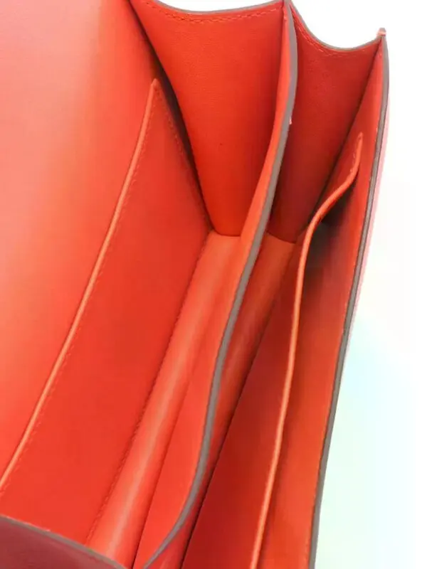 Hermès Mini Constance Shoulder Bag - Orange