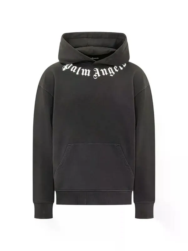 Palm Angels Neck Logo Reg Hoodie