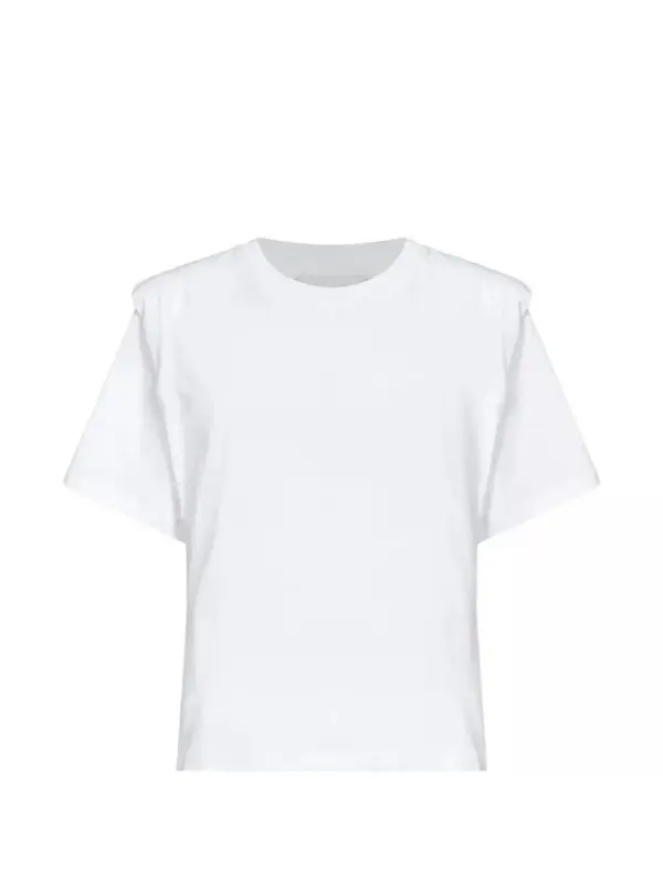 MARANT ETOILE Padded Shoulder T-shirt - White