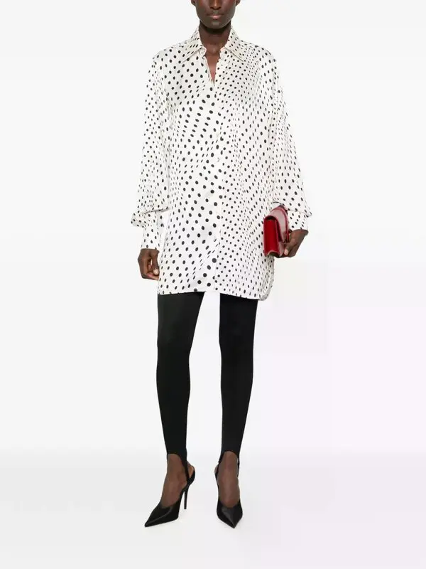 Stella McCartney Polka-dot Long-sleeve Shirt