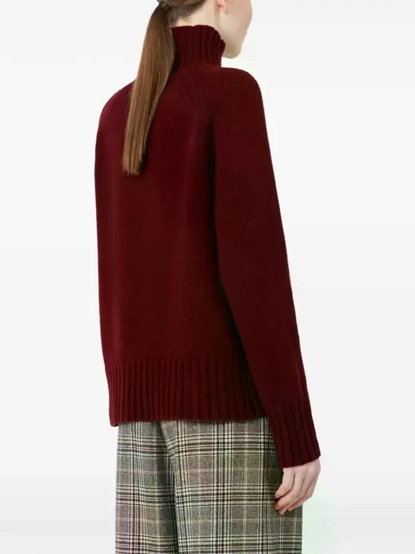 Max Mara High-neck Long-sleeve Sweater