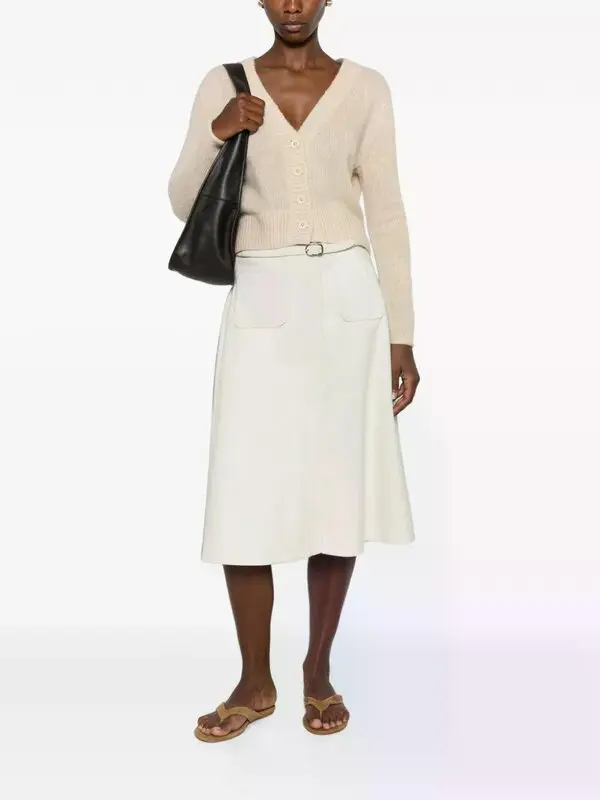 Dorothee Schumacher Belted Patch-pocket Midi Skirt