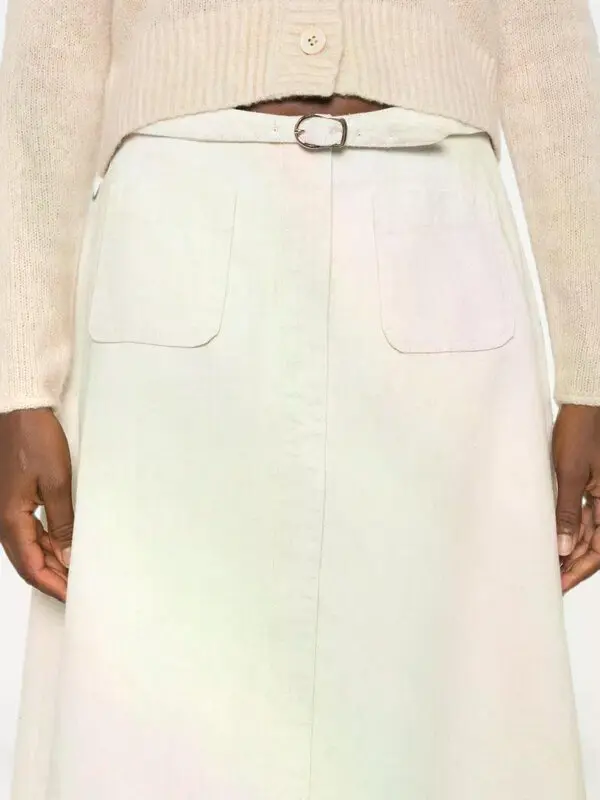 Dorothee Schumacher Belted Patch-pocket Midi Skirt