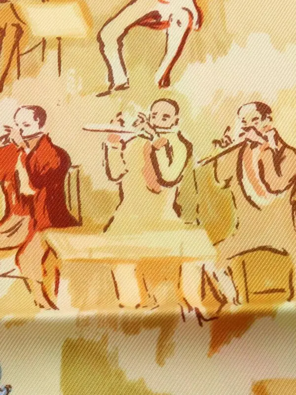 Hermès 2010s Concerto Scarf - Neutrals