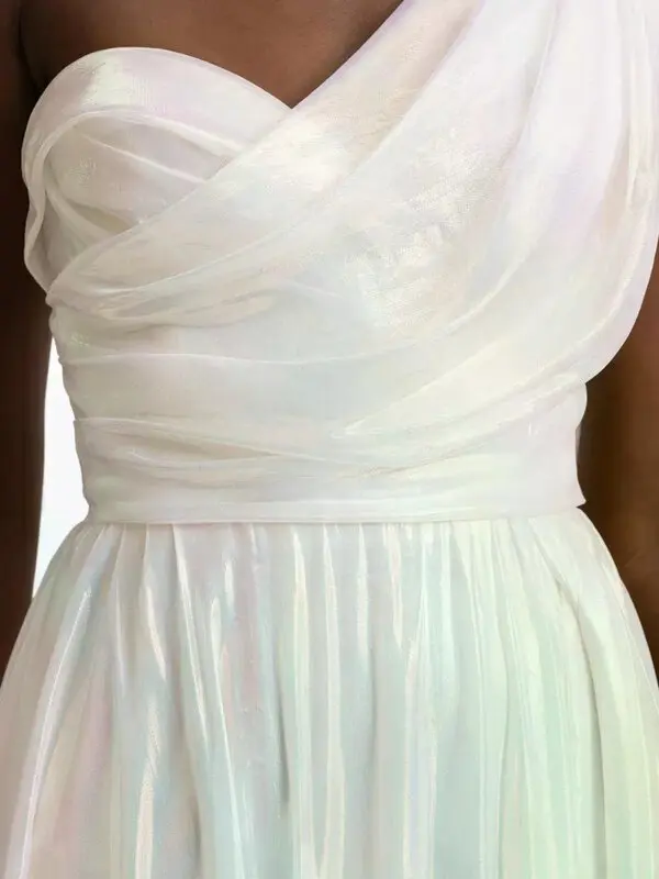 GEMY MAALOUF One-shoulder Draped Gown