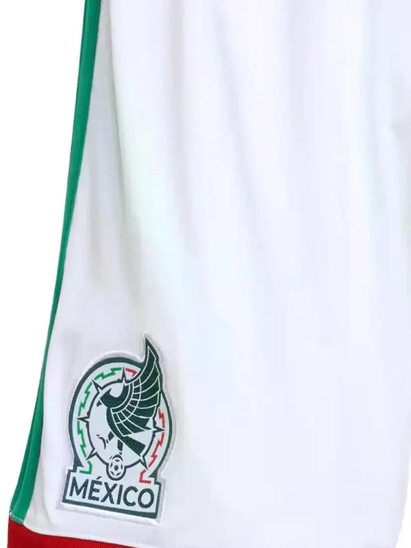 Adidas Mexico Crest Patch Straight Leg Shorts - White