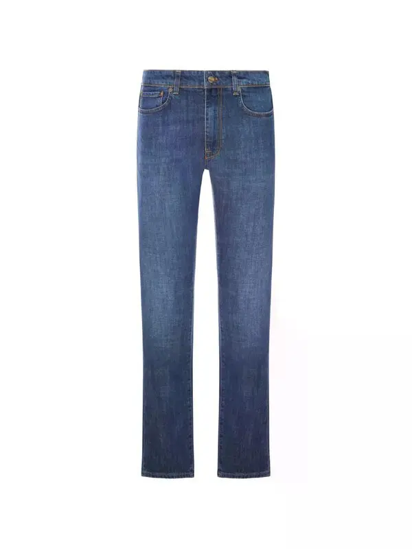 Incotex Five-pocket Straight-leg Jeans