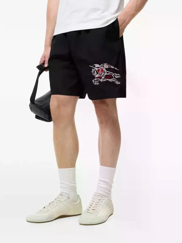 Burberry Knight Heart Cotton Poplin Shorts