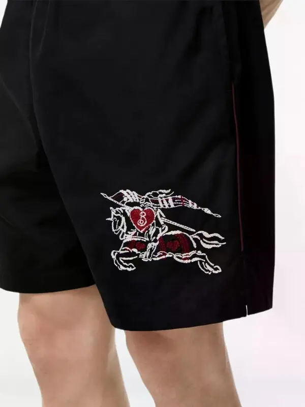 Burberry Knight Heart Cotton Poplin Shorts