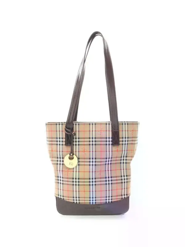 Burberry 2010s Haymarket Check Shoulder Bag