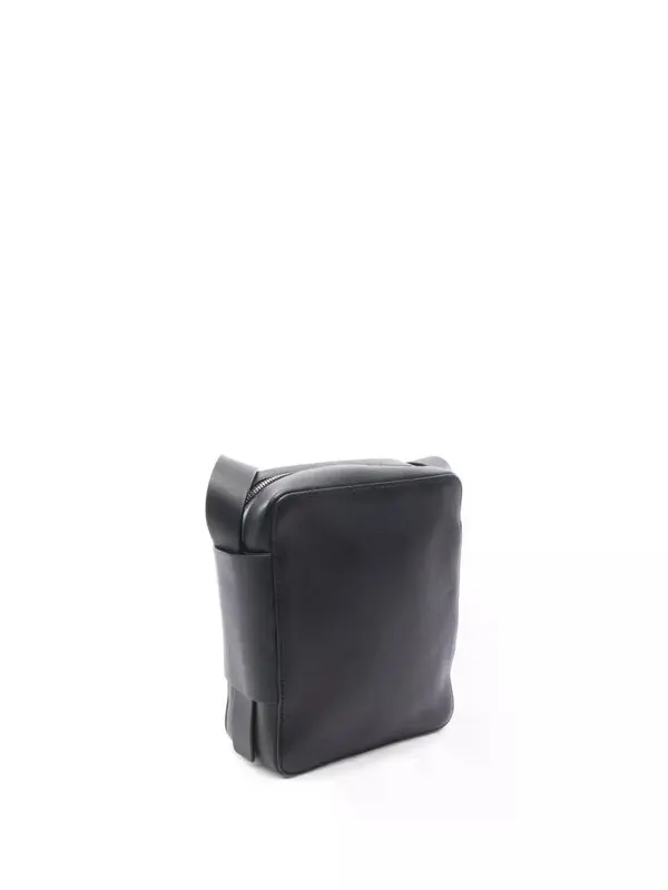 Valentino Garavani Vlogo Leather Messenger Bag